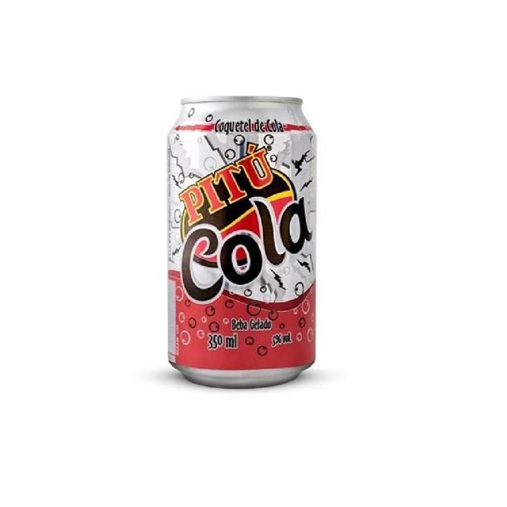 AGUARDENTE PITU COLA LATA 350ML | Megga Distribuidora