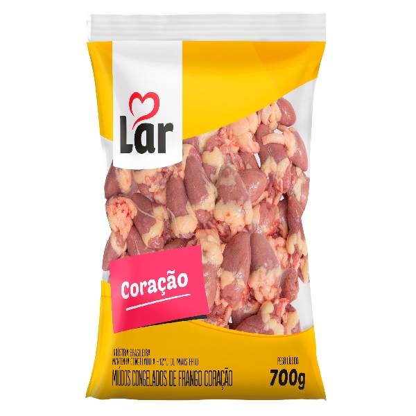 CORACAO DE FRANGO LAR CONG 700G | Megga Distribuidora